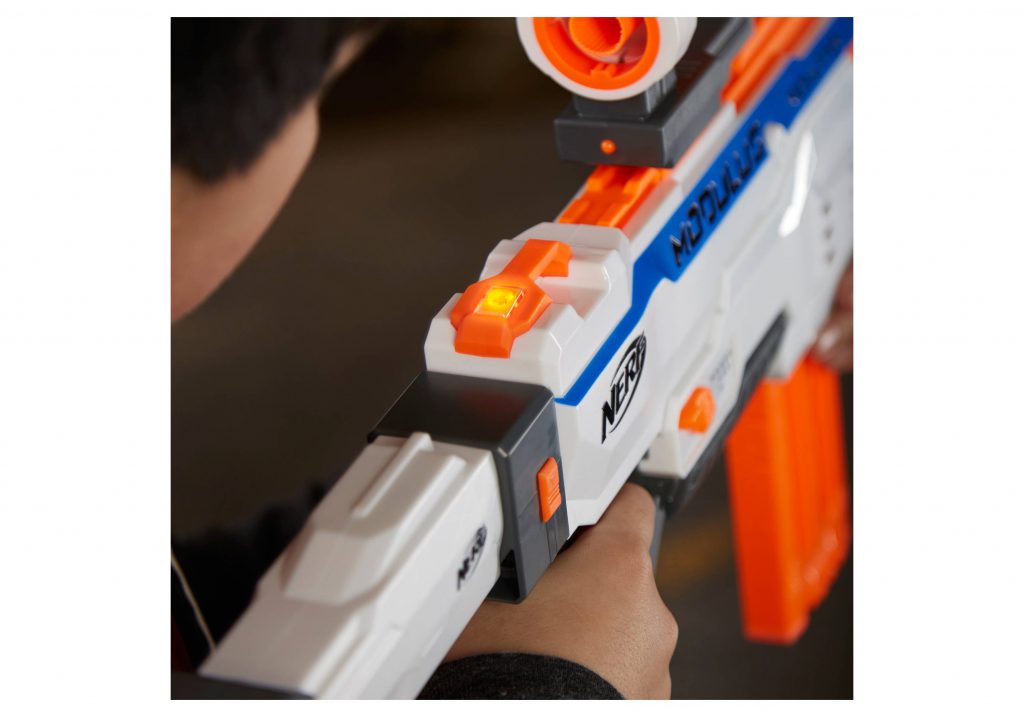 Test nerf Modulus Regulator - Pistolet Nerf
