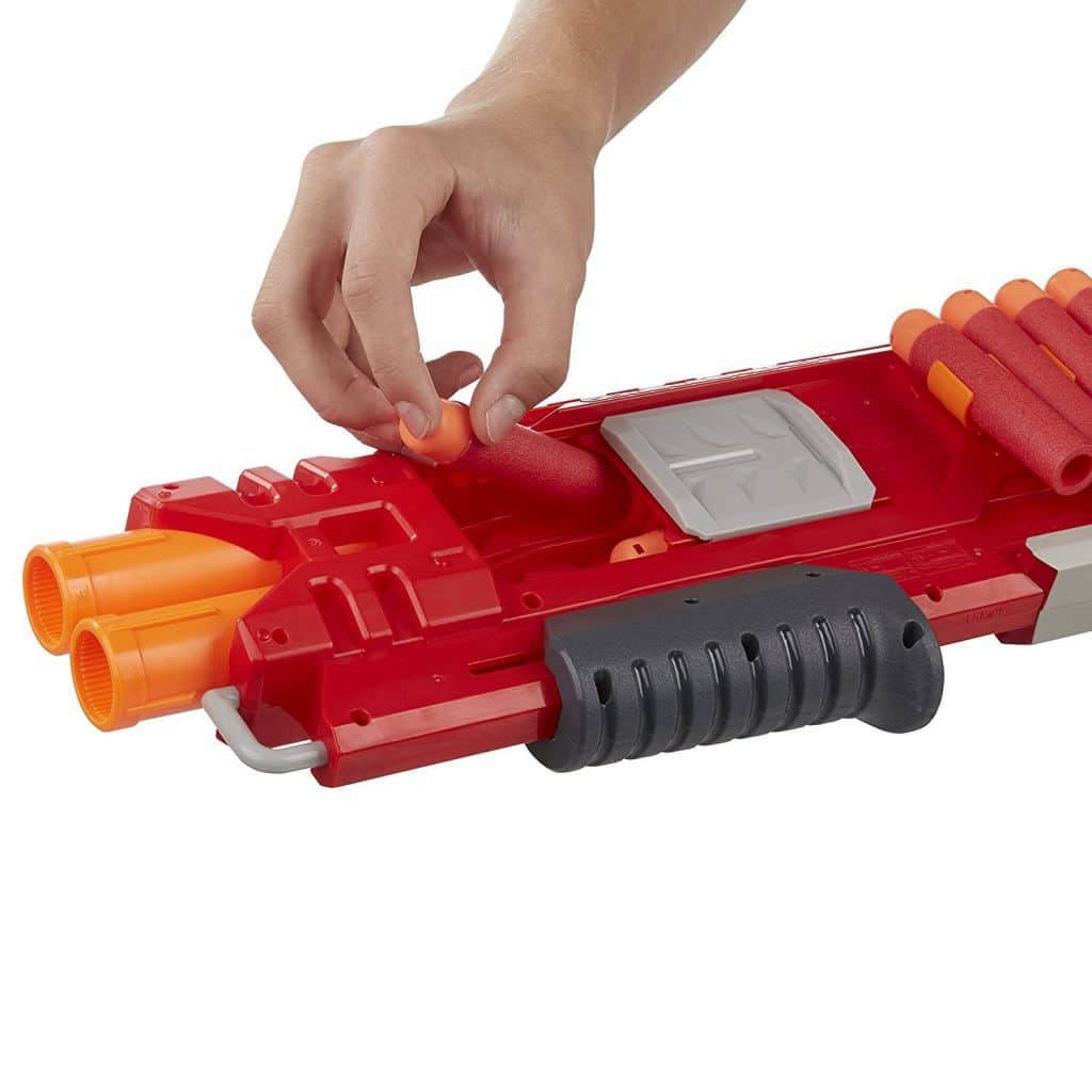 Test nerf Mega Double Breach pas cher : le meilleur fusil à pompe